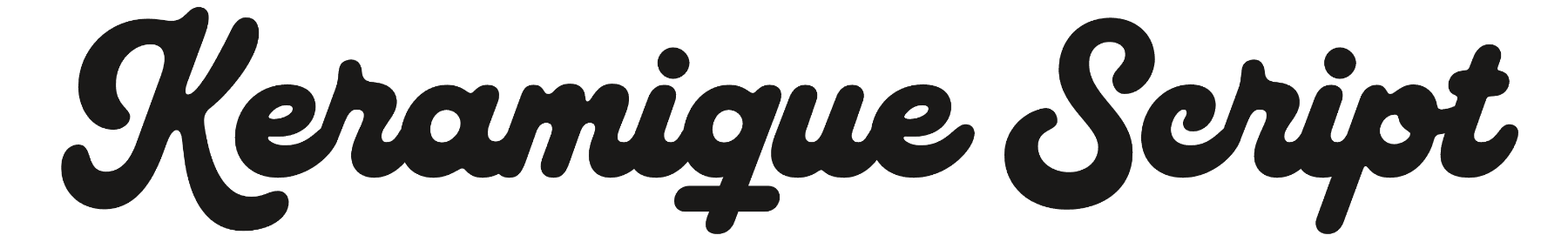 Keramique Script | Font from Mans Greback